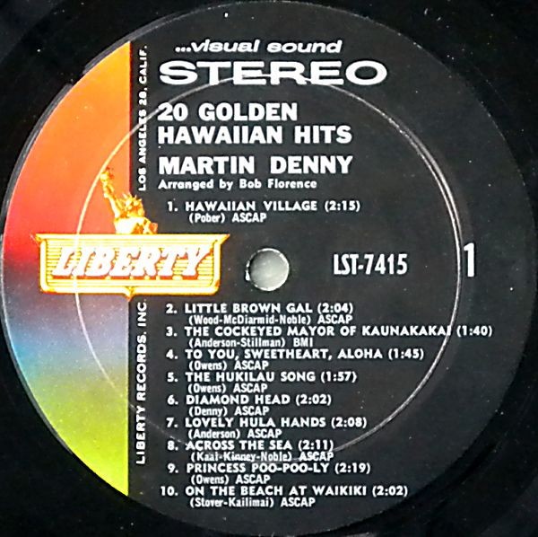 Martin Denny – 20 Golden Hawaiian Hits - Exotic Tiki Island
