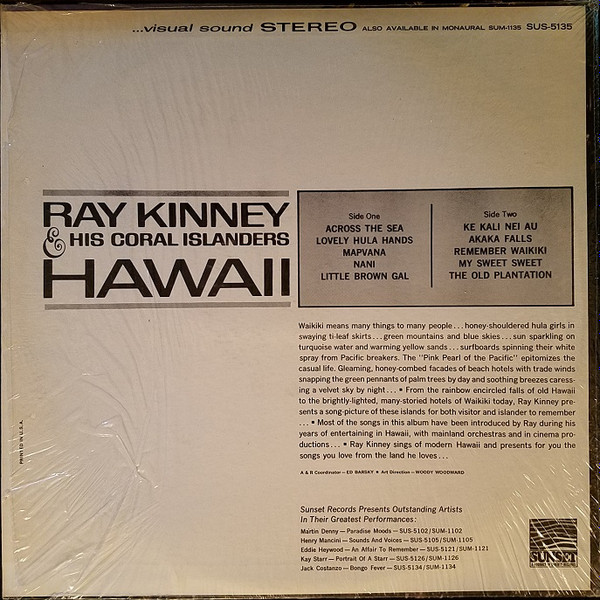 Ray Kinney & His Coral Islanders – Hawaii - Exotic Tiki Island