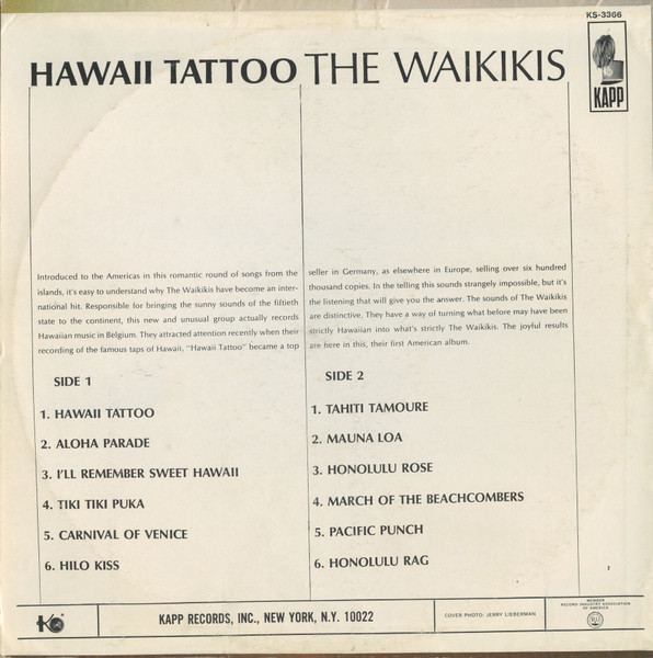 The Waikikis – Hawaii Tattoo - Exotic Tiki Island