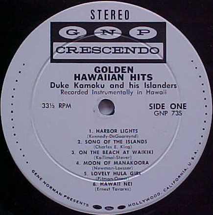 uke Kamoku And His Islanders – Golden Hawaiian Hits - Exotic Tiki Island