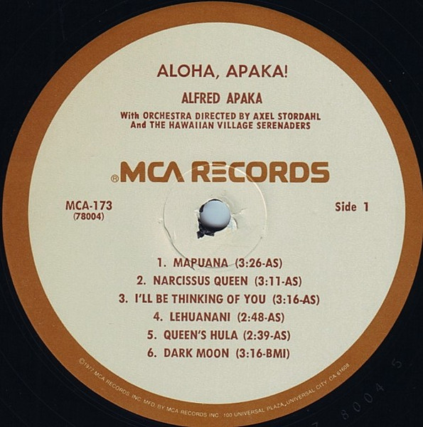 Alfred Apaka – Aloha, Apaka! - Exotic Tiki Island