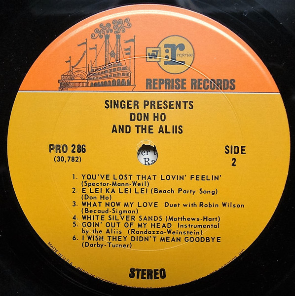 Don Ho And The Aliis – Singer Presents - Exotic Tiki Island