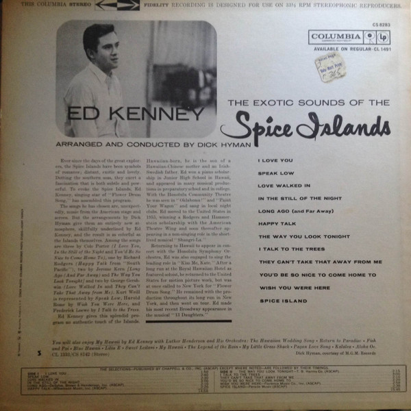 Ed Kenney – The Exotic Sounds Of The Spice Islands - Exotic Tiki Island