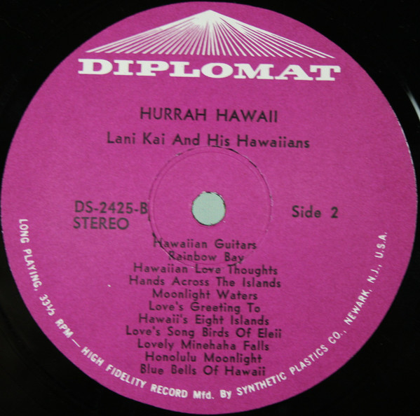 Lani Kai And His Hawaiians – Hurrah Hawaii - Exotic Tiki Island