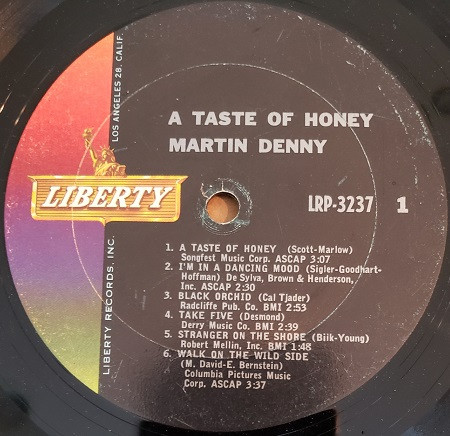 Martin Denny – A Taste Of Honey - Exotic Tiki Island