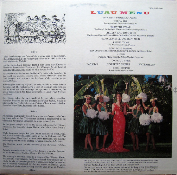 Ray Kinney Presenting: Harold Hakuole And The Villagers, Nalani, The ...