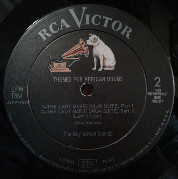 The Guy Warren Sounds – Themes For African Drums - Exotic Tiki Island