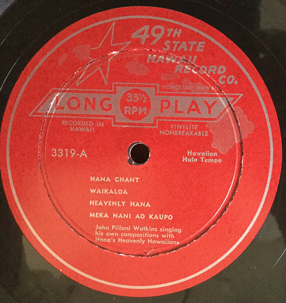 John Piilani Watkins With Hana's Heavenly Hawaiians – Songs Of Hana ...